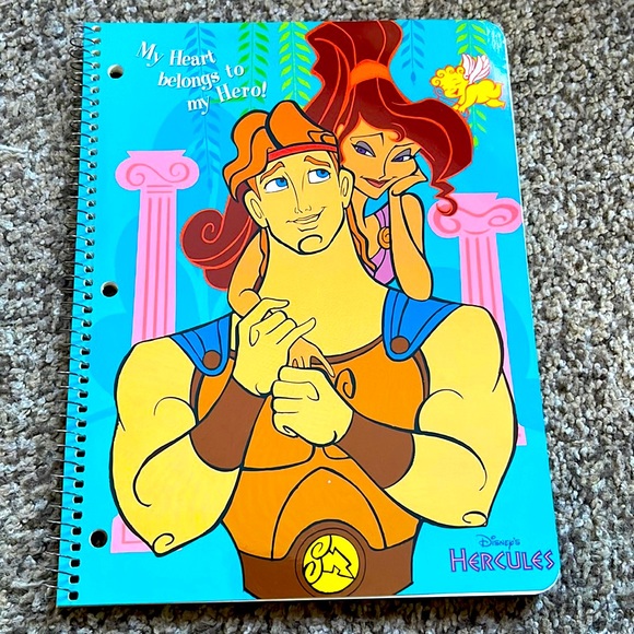 Disney | Office | Vintage 9s Disney Hercules Notebook | Poshmark